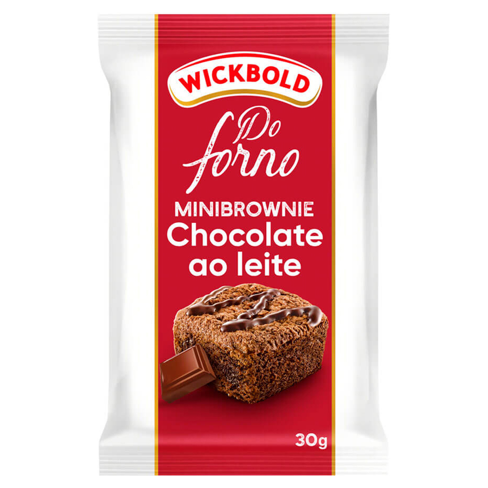 MINI BROWNIE WICKBOLD 30G CHOC AO LEITE | STO Atacadista